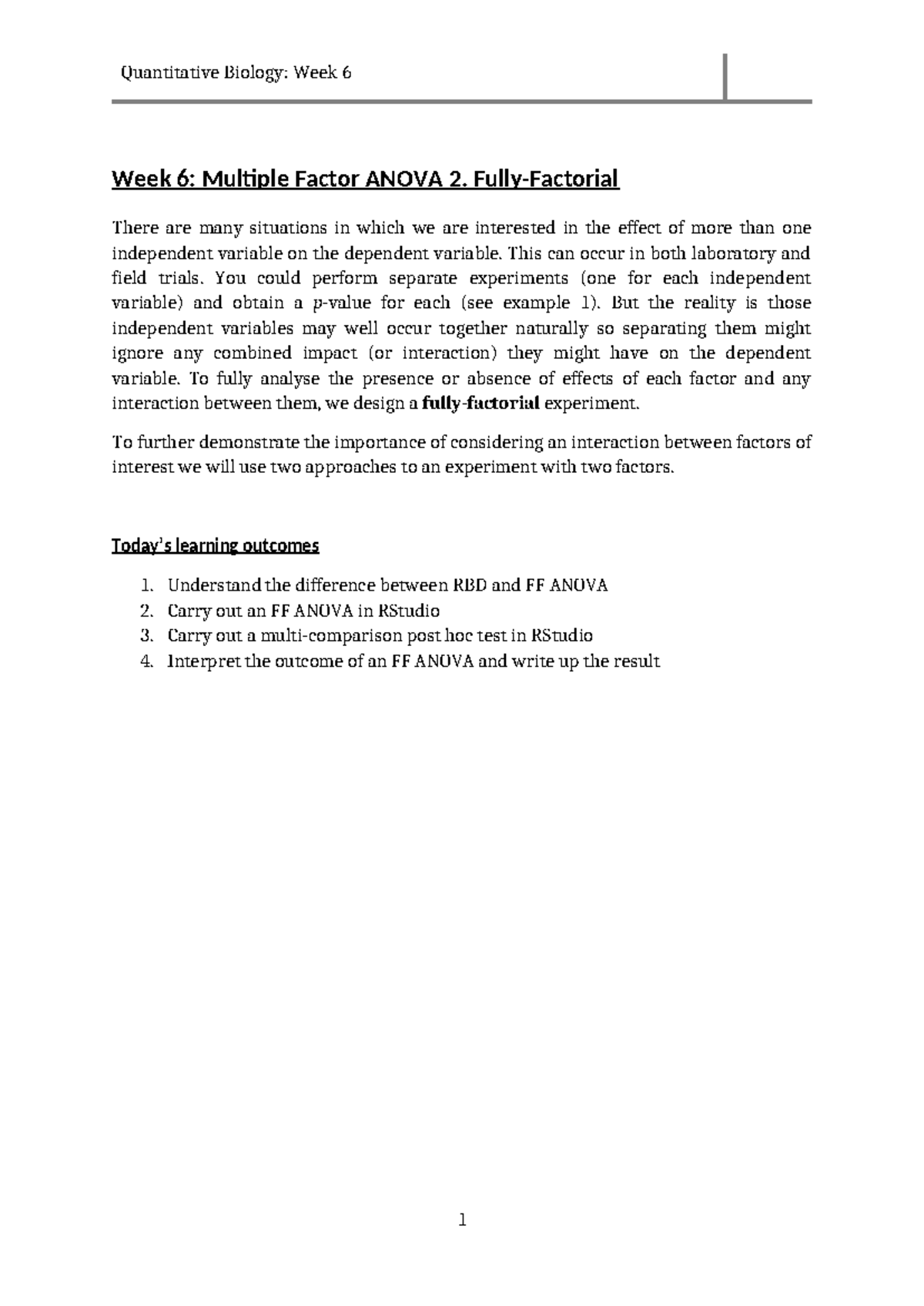 Quantitative Biology: Week 6 Final Exam - Multiple Factor ANOVA ...