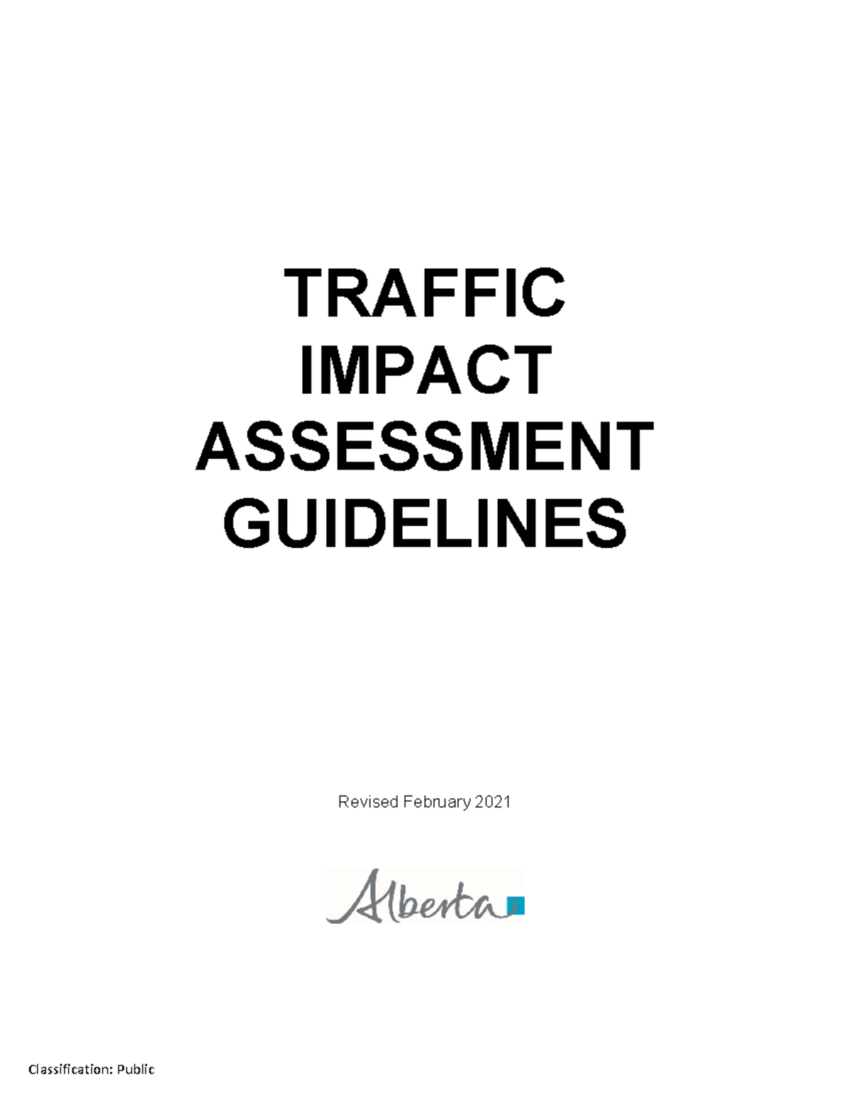 Traffic Impact Assessment Guidelines (TIA) - Revised Feb 2021 - Studocu