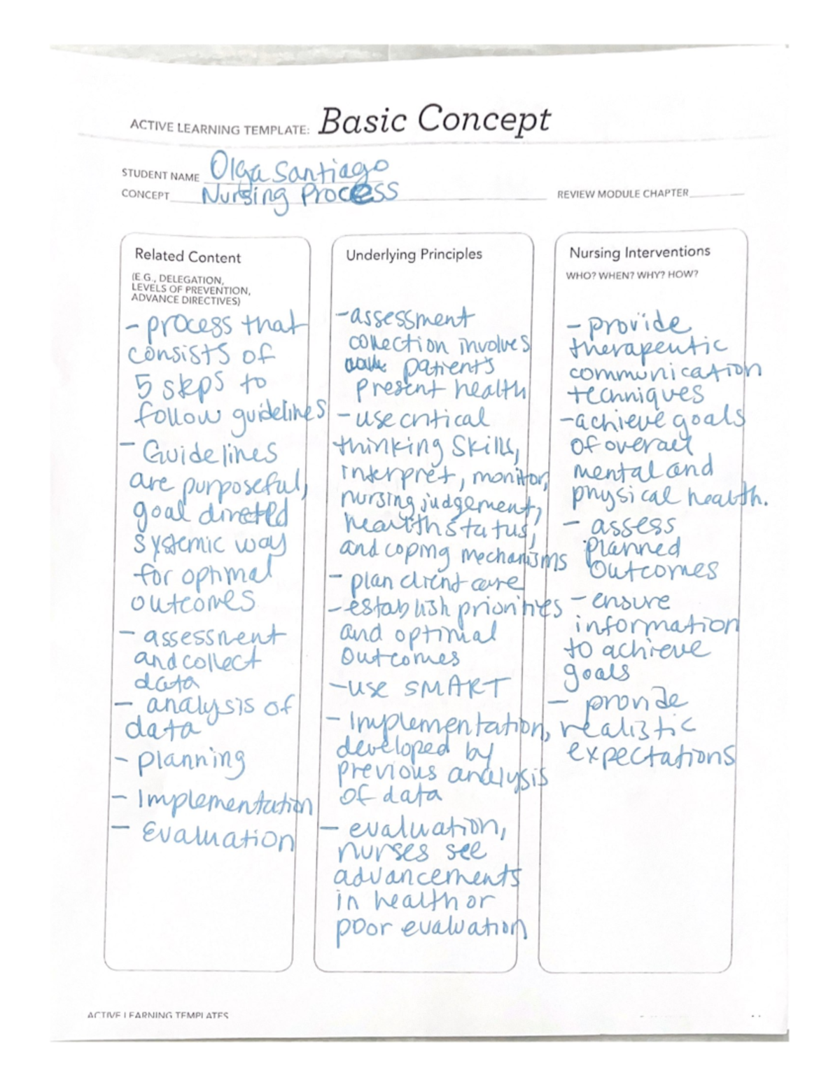 Active Learning Template - ACTIVE LEARNING TEMPLATE: Basic Concept ...