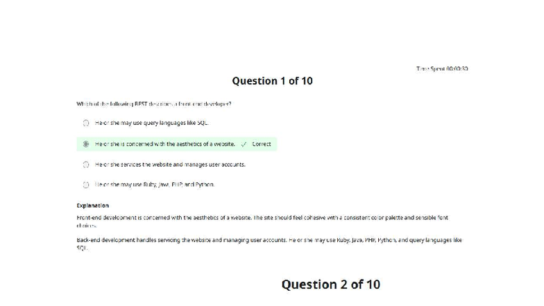 8.5.16 Module 7 Section Quiz: Understanding Web Development - Studocu