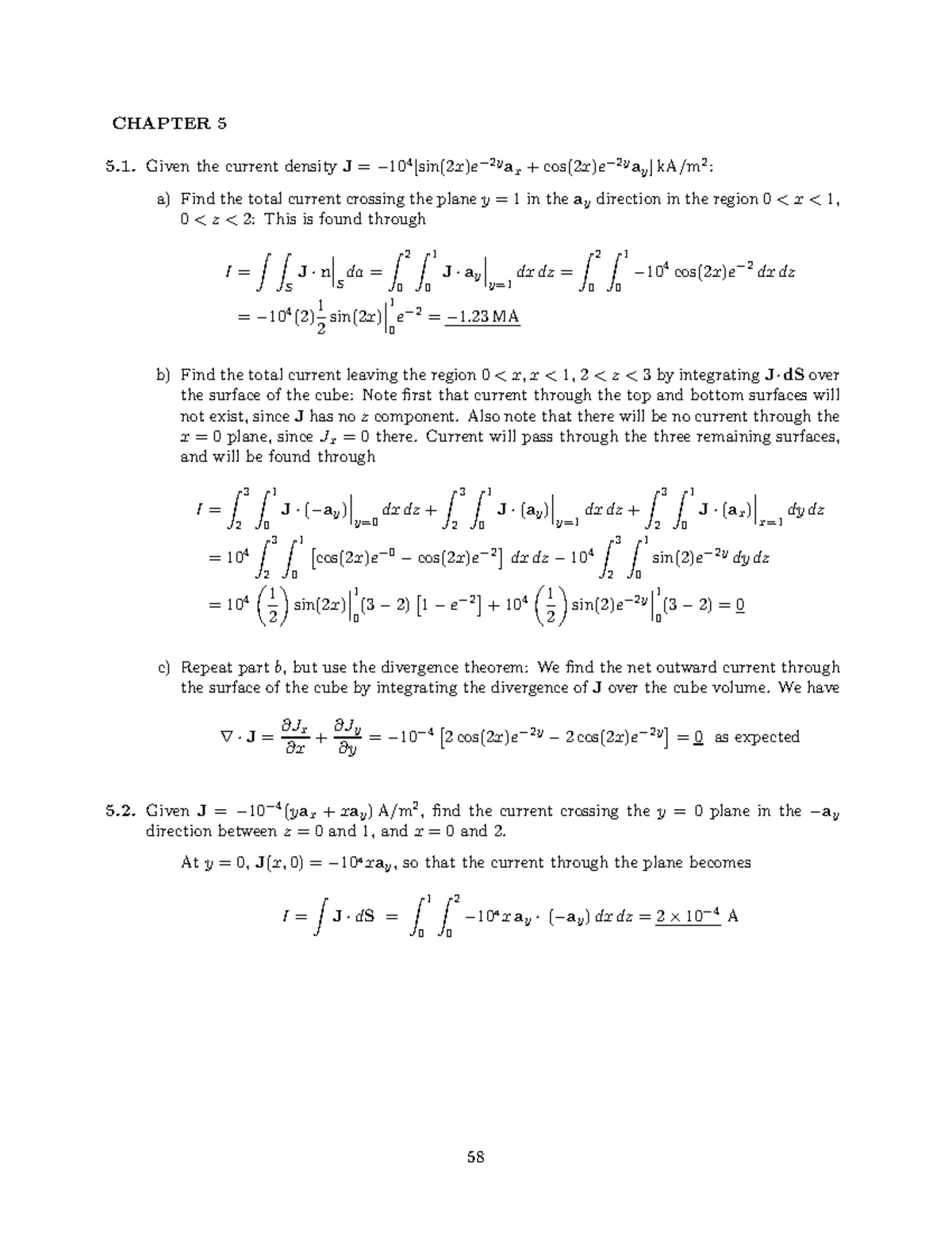 CHAPTER 5: Current Density and Electromagnetic Applications in ...