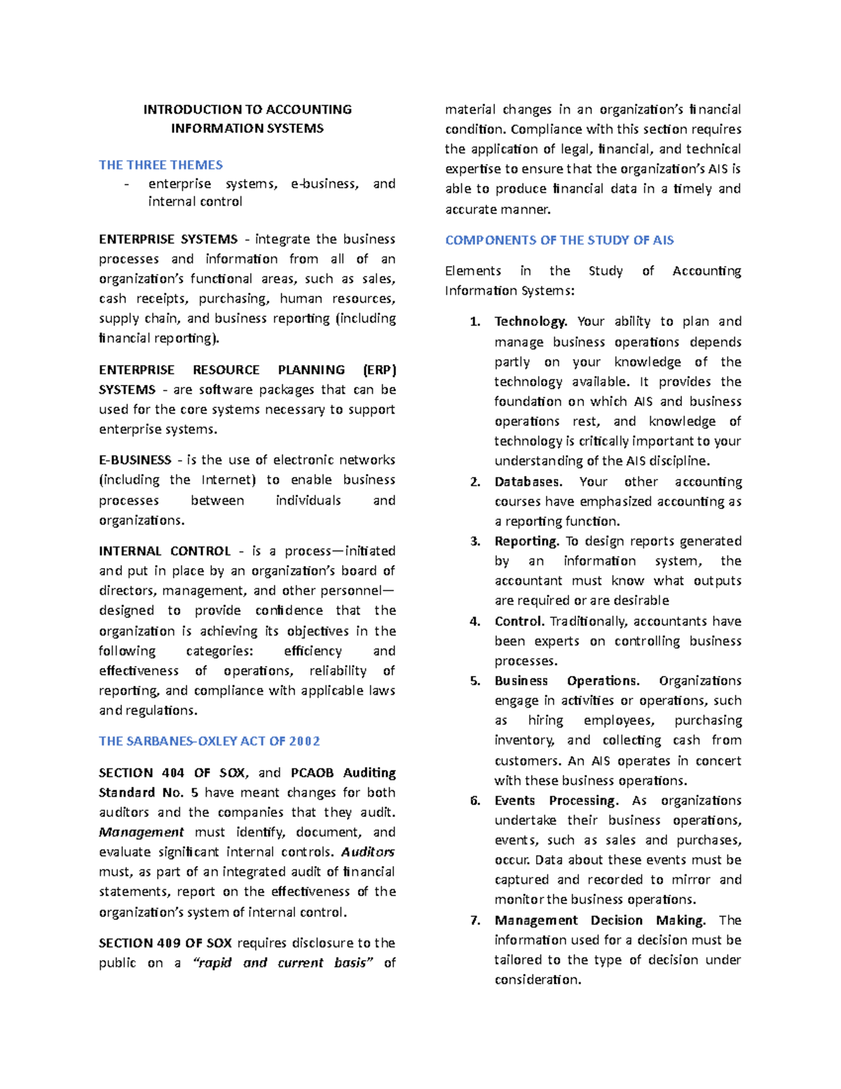 Reviewer - ... - INTRODUCTION TO ACCOUNTING INFORMATION SYSTEMS THE ...