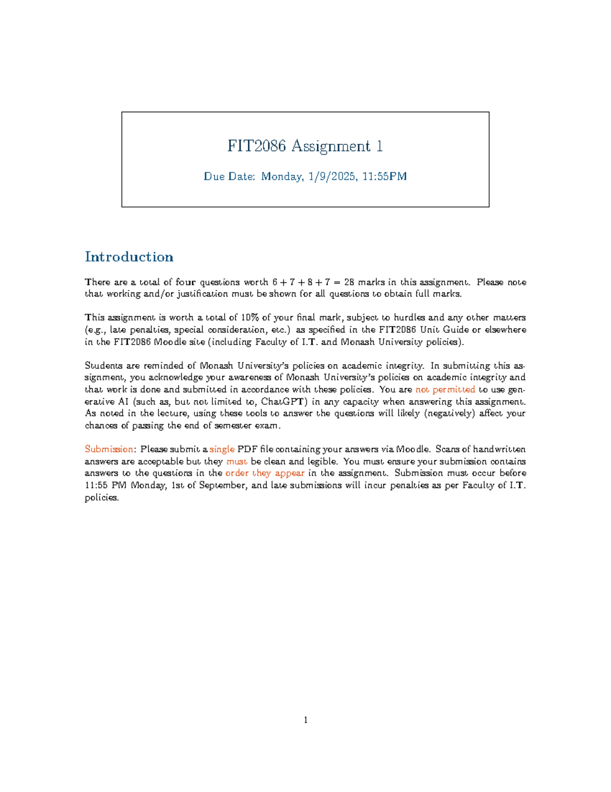 FIT2086 Assignment 1: Analysis and Probabilities in Sports Analytics ...