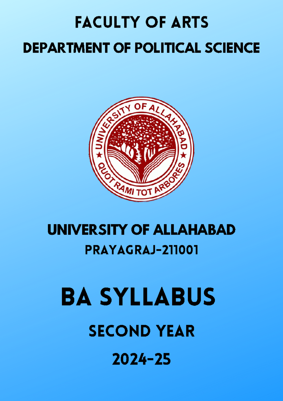 B.A. Political Science 2024-25 Syllabus: Western Political Philosophy ...