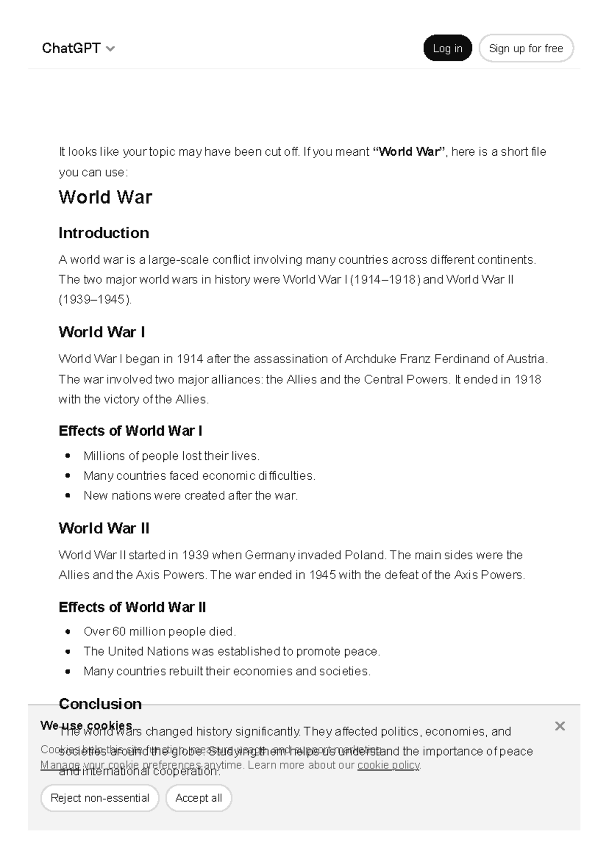 World War Overview: Key Events and Impacts (40 Slides) - Studocu
