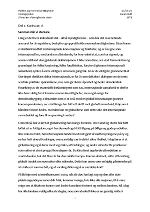 Norges parlamentarisme - Norges parlamentarisme Forholdet mellom ...