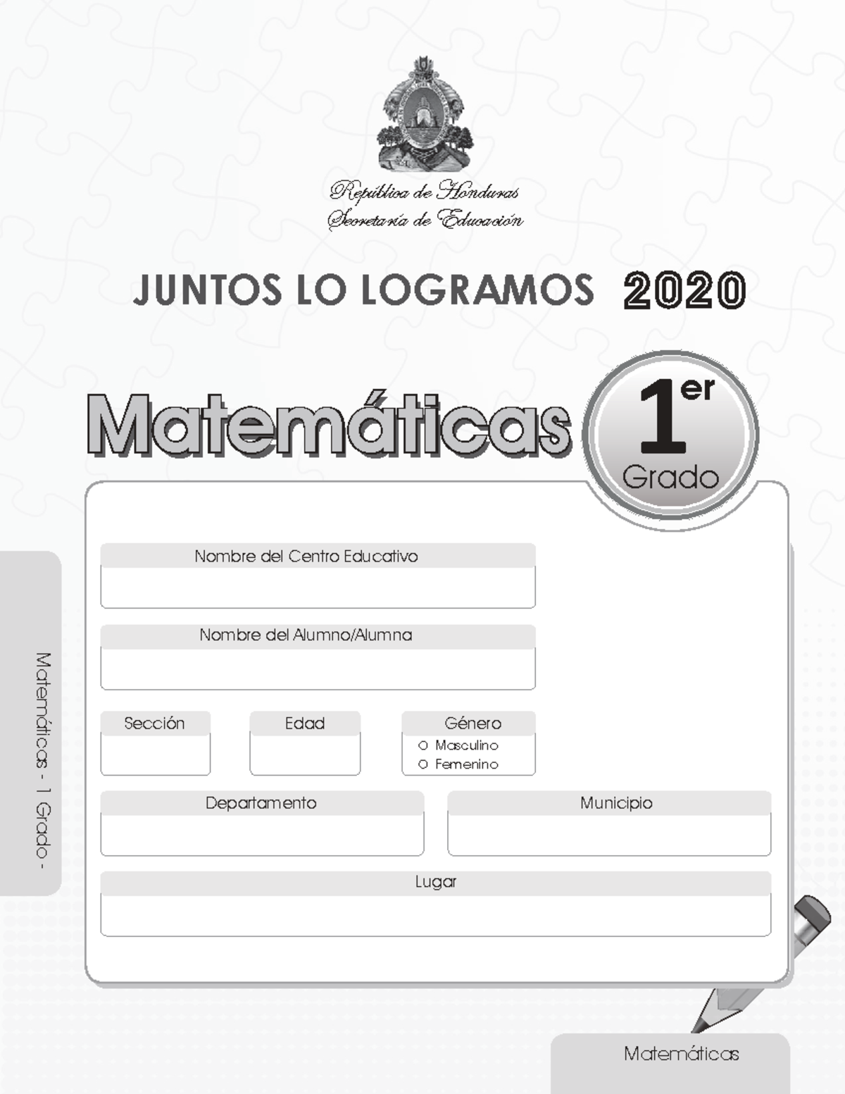 Pruebas Diagnósticas de Aprendizajes - Matemáticas y Español 1er Grado ...