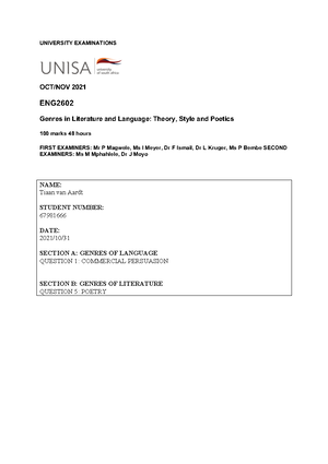 Grade 8 Poetry 2021 - practice poems - Grade 8 Poetry Booklet Term 1 ...