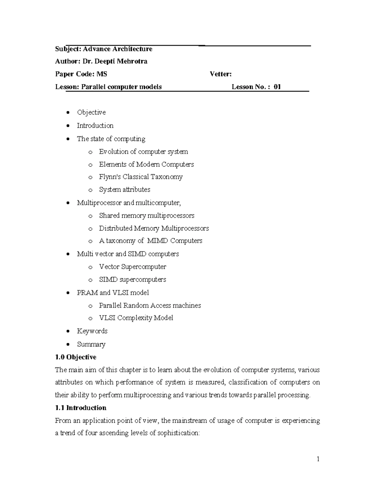 Computer lab 1-4 - Experiment No- Aim: Design a questionnaire using a word processing package to ...
