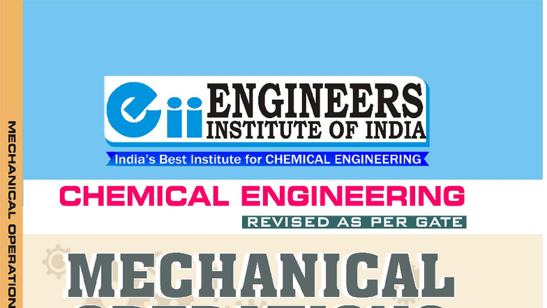 GATE Chemical Mechanical Operations-MO - Engineers Institute of India ...