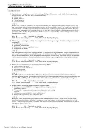 NUR 355 Exam 3 Study Guide - 08 - NUR 355 Exam 3 (Module 5 ) – Outline ...