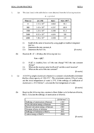 Experiment 5 - Chemistry - Studocu