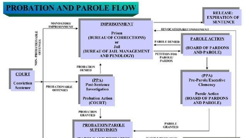 Probation and Parole Flowchart: Understanding Release Processes - Studocu