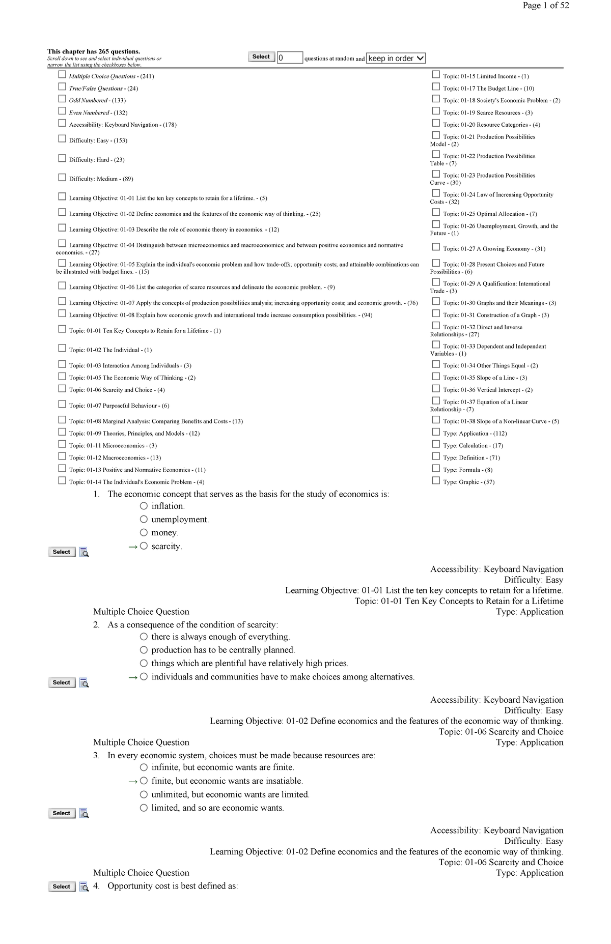 1 - answers - This chapter has 265 questions. Scroll down to see and ...