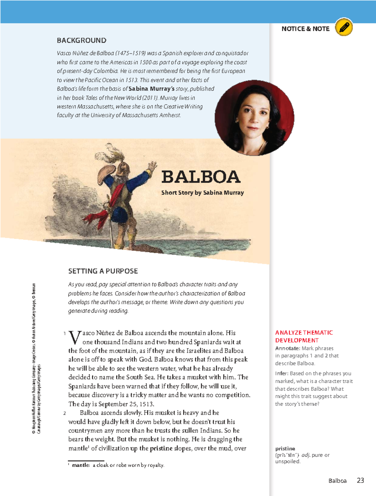 Balboa: Character Analysis and Thematic Development in Sabina Murray's ...