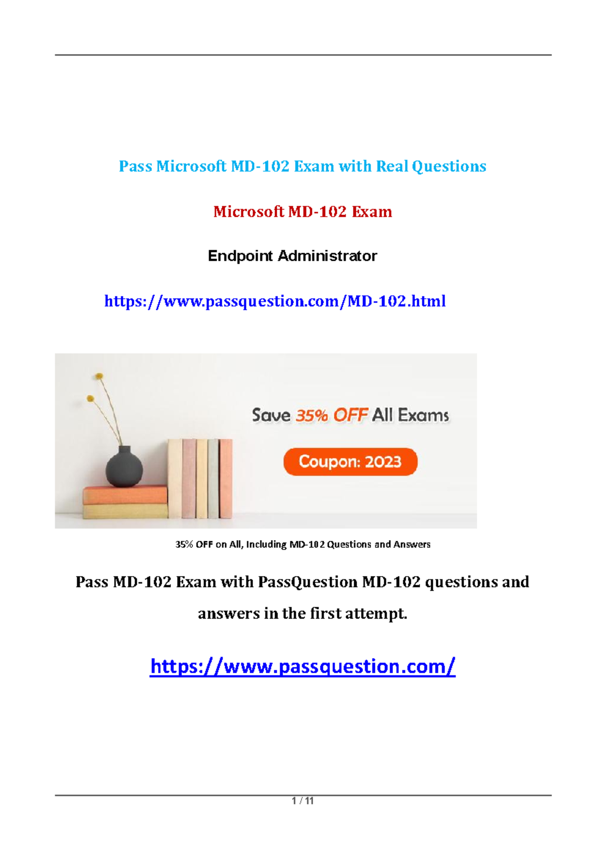 Microsoft MD-102 Final Exam Practice Questions & Case Study Guide - Studocu