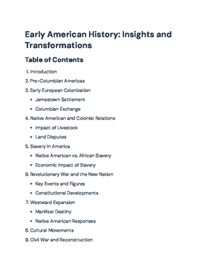Midterm 1 Study Guide: American History Concepts and Exam Format ...
