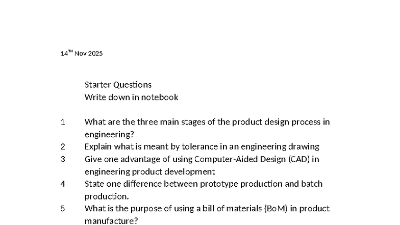 Designing Components for Year 12: Engineering Product Design Insights ...
