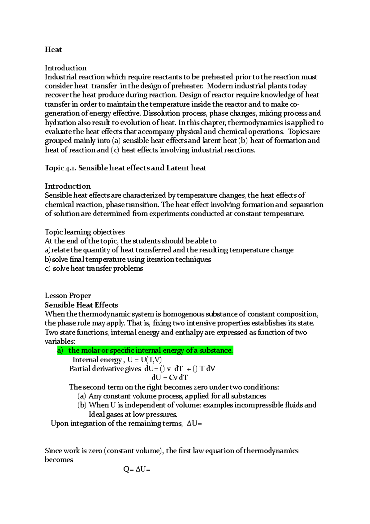 Heat Effects in Industrial Reactions: Thermodynamics & Applications ...
