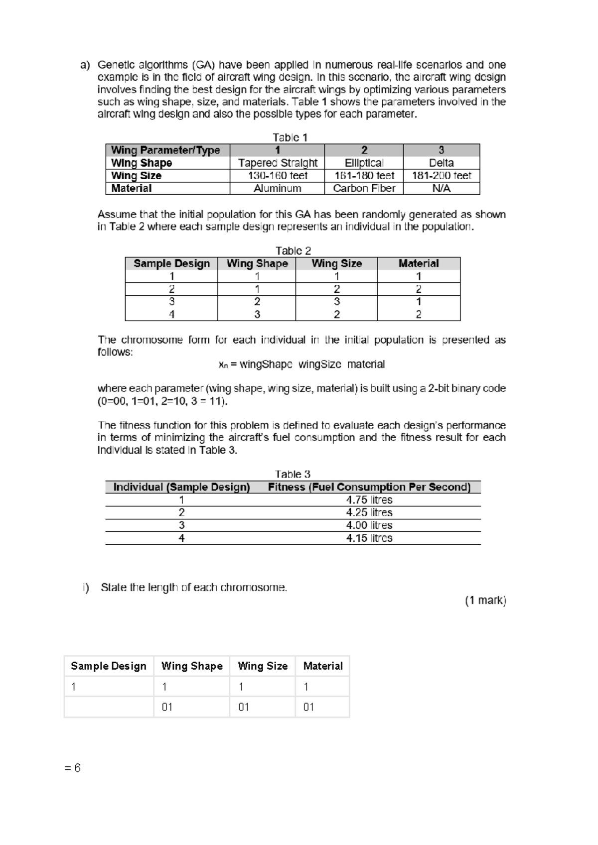 Genetic Algorithm Design Analysis - Week 12 Report - Studocu