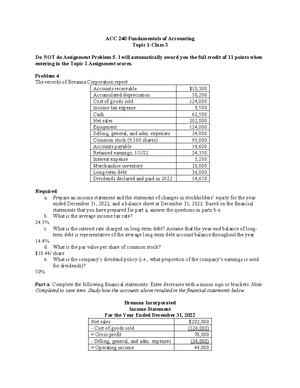 [Solved] The information on the following page was obtained from the - Fundamentals of ...