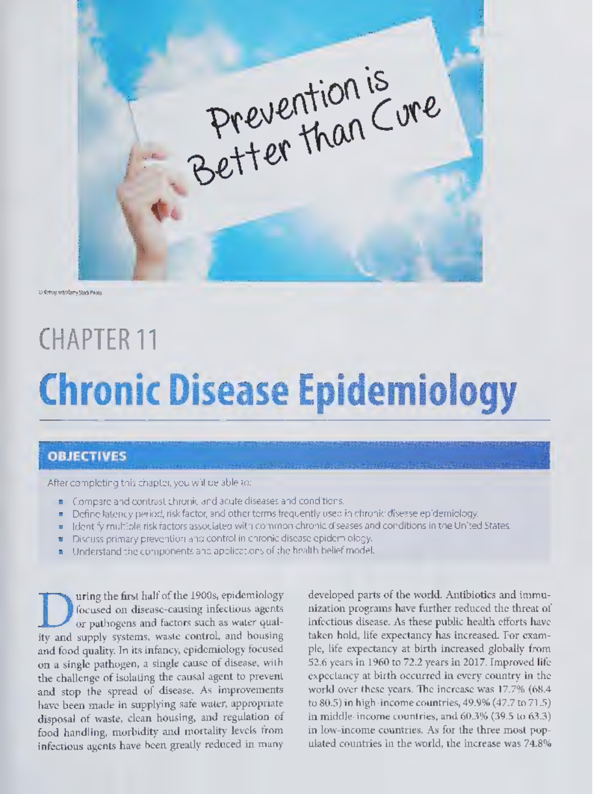 EPI 101: Chapter 11 - Chronic Disease Epidemiology Overview and ...