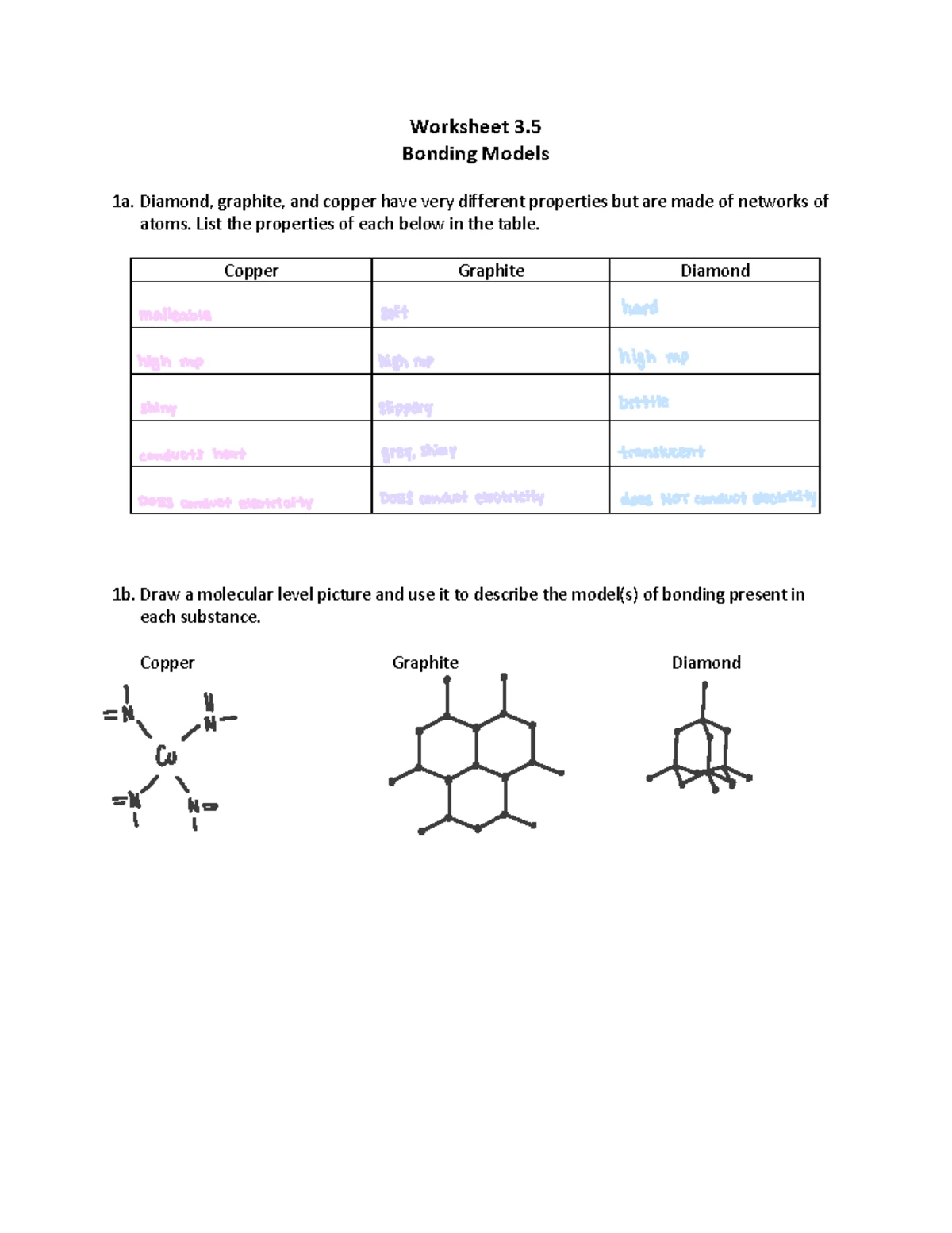 CHEM1061 Worksheet 4.5 - Water Intermolecular Forces Analysis - Studocu