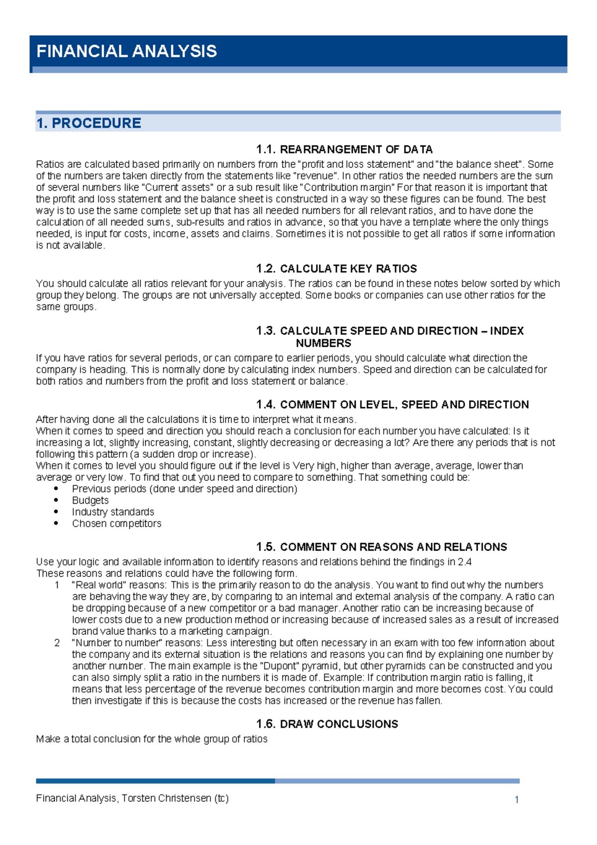 PW4 Econ Financial Analysis: Key Ratios and Data Interpretation - Studocu
