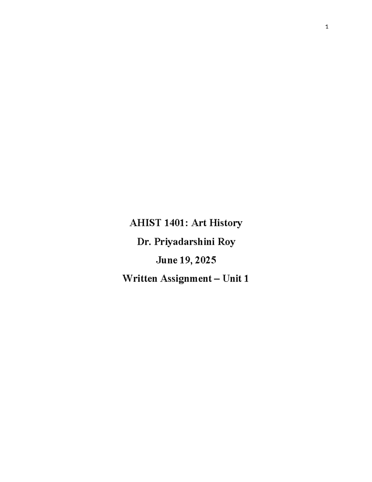AHIST 1401: Comparative Analysis of Memi & Sabu vs. Gudea - Studocu