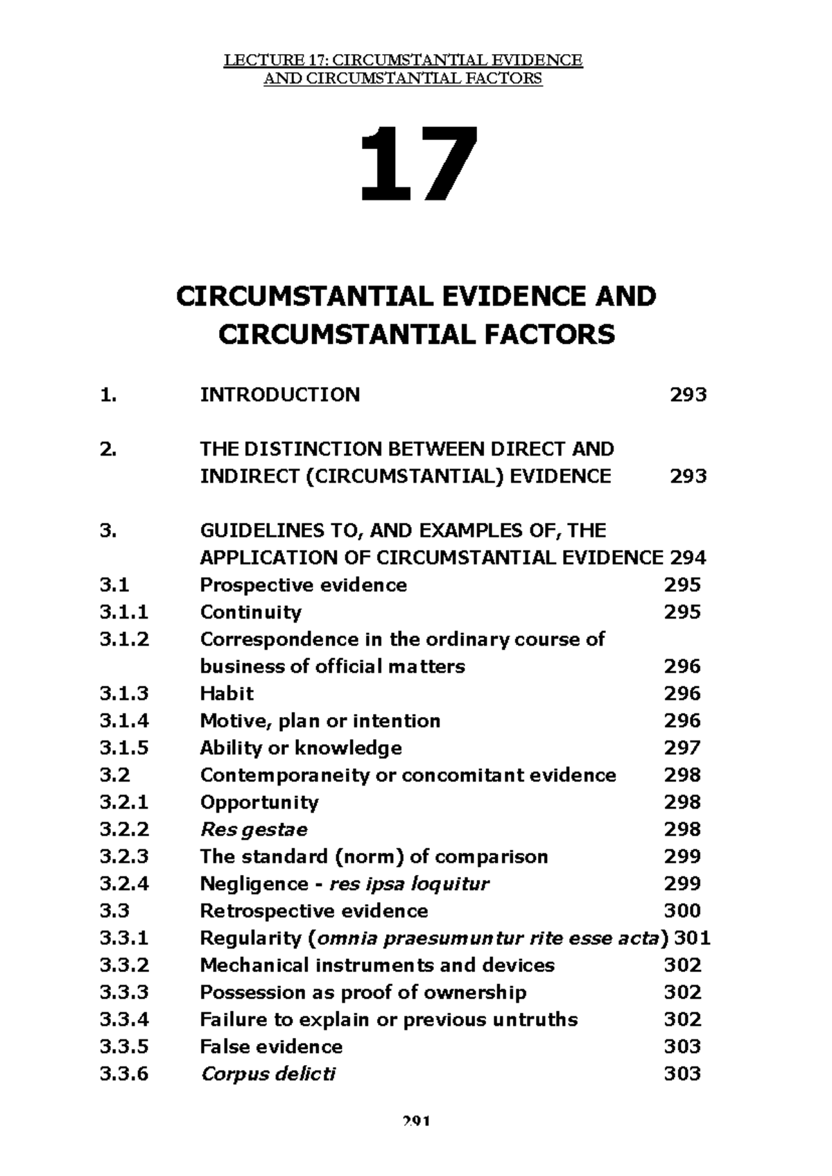 Circumstantial Evidence & Factors: Key Concepts and Guidelines 2020 ...