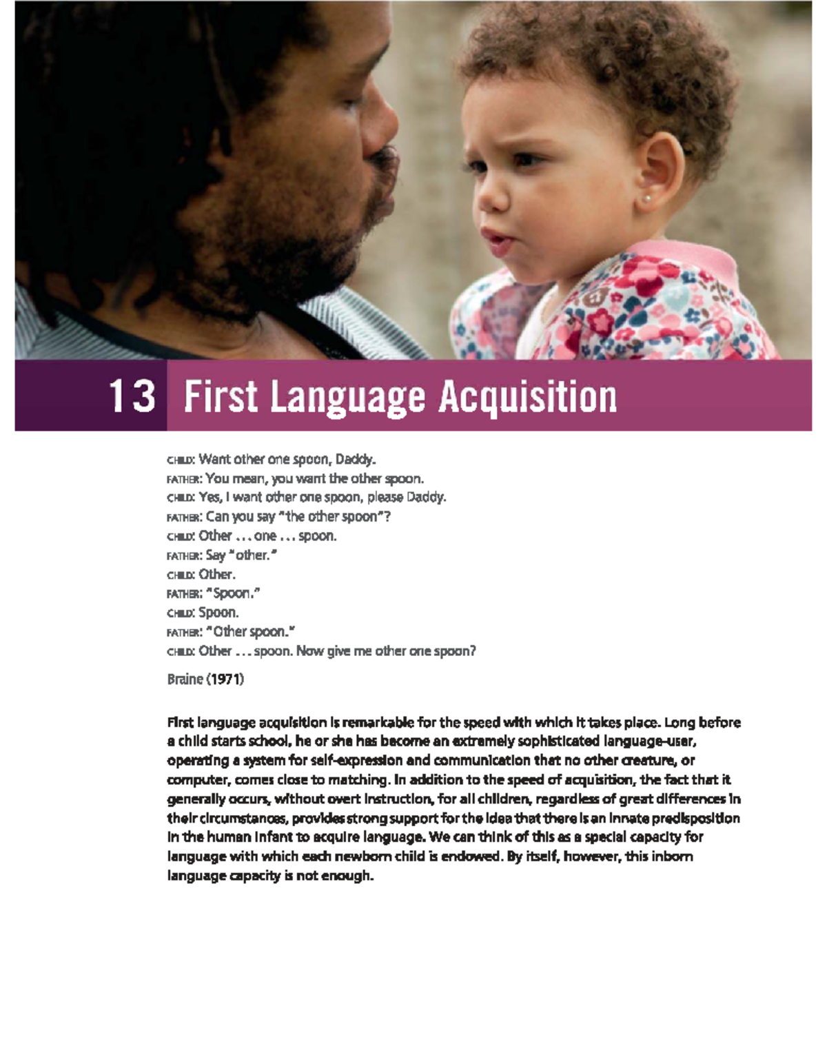 First Language Acquisition: Insights into Early Speech Development ...