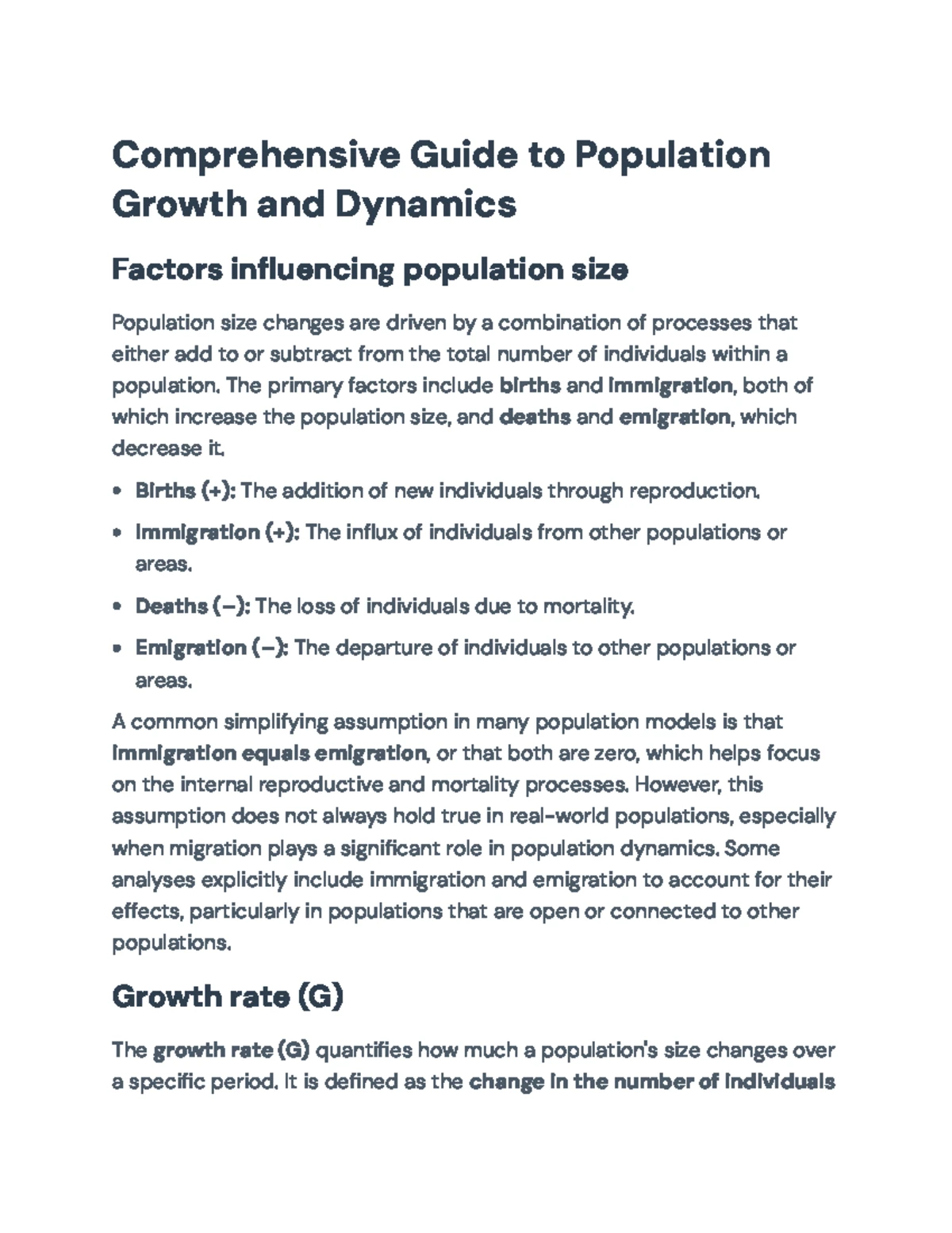 Population Growth Dynamics: A Comprehensive Guide to Influencing ...
