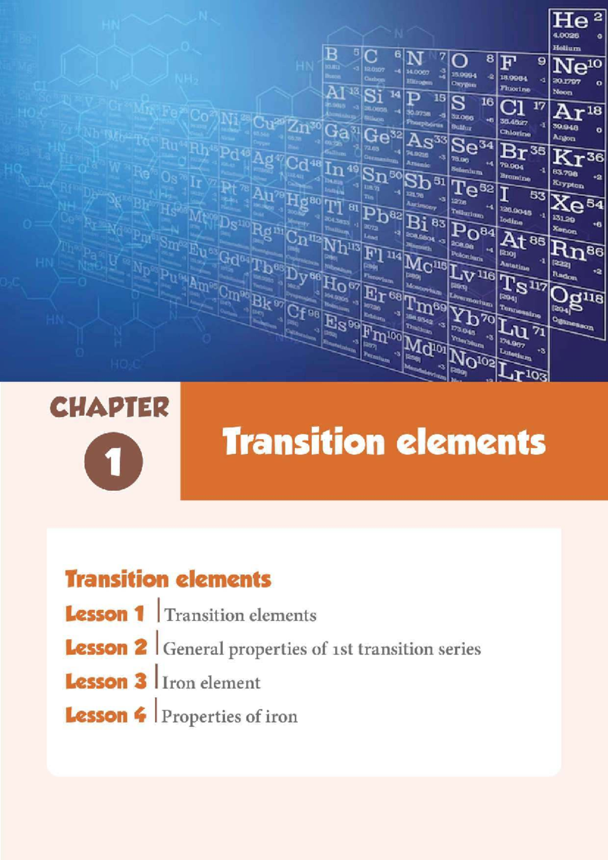 Transition Elements and Their Properties - Chem 101 - Studocu