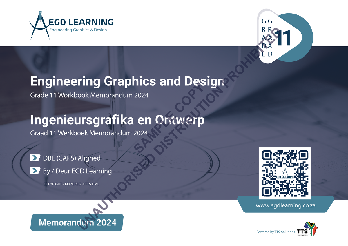 Grade 11 EGD Workbook Memorandum 2024 - DBE Evaluation Copy - Studocu