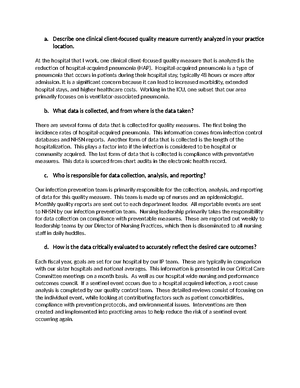 NR584NP Week 5 Nurse Practitioner Quality Measures Worksheet - Studocu