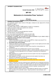 MIP1502 - Unisa - Mathematics for Intermediate Phase 2 - Studocu