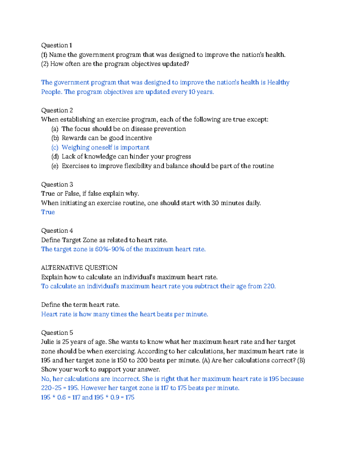 Nutrition Exam 5 Study Guide: Key Concepts and Questions - Studocu