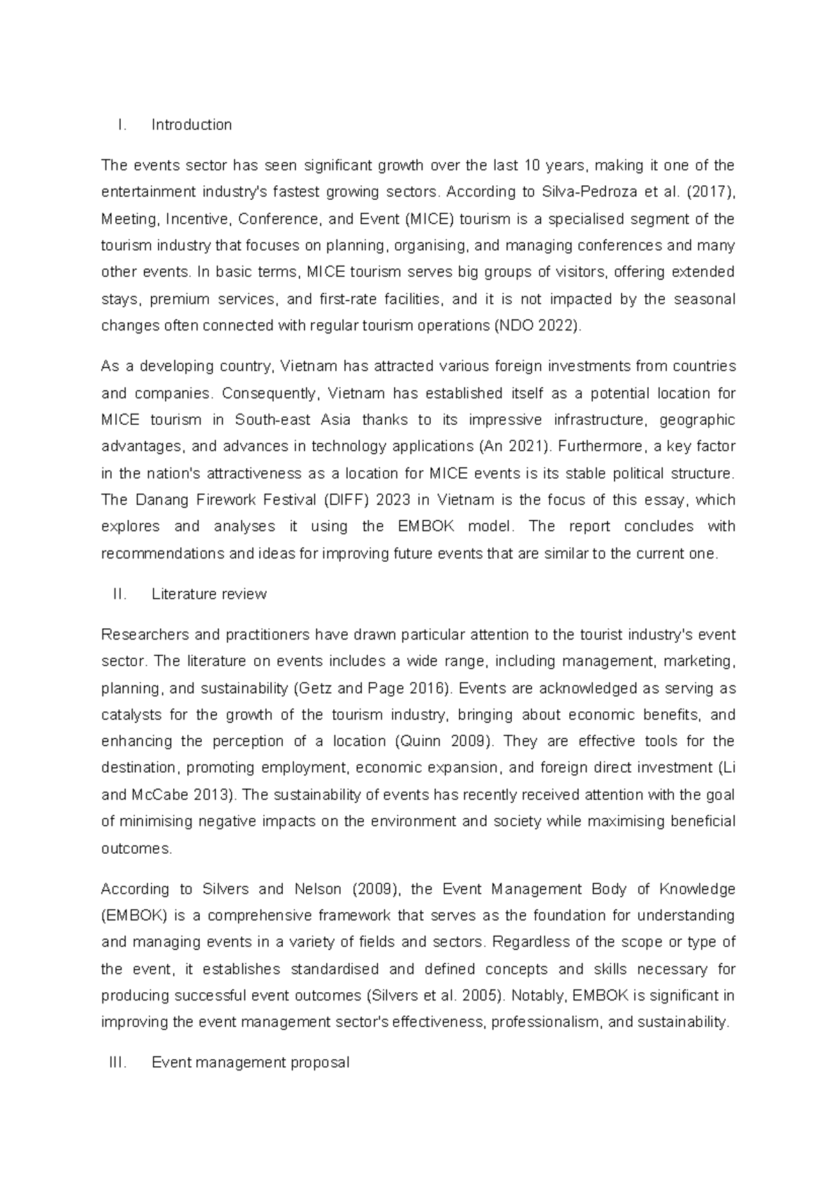 Assignment 1: Analyzing DIFF 2023 Using EMBOK Model - Studocu