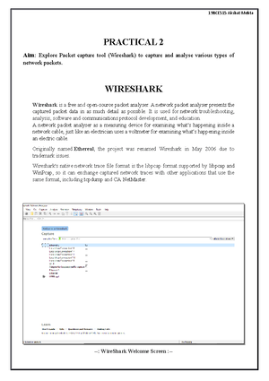 practical file of Computer Networks - PRACTICAL - 1 AIM: Demonstrate the simple network - Studocu