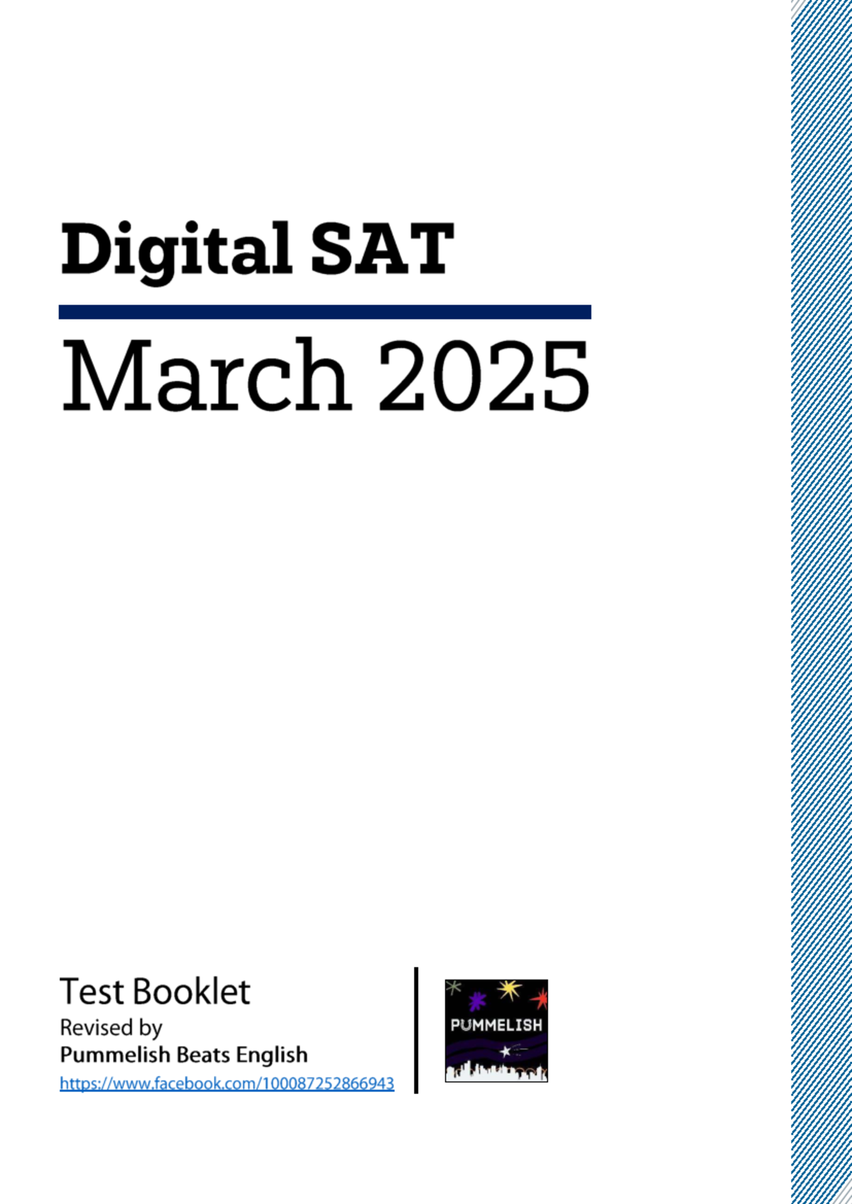 DSAT-0325 - SAT Practice Test Questions and Answers - Studocu