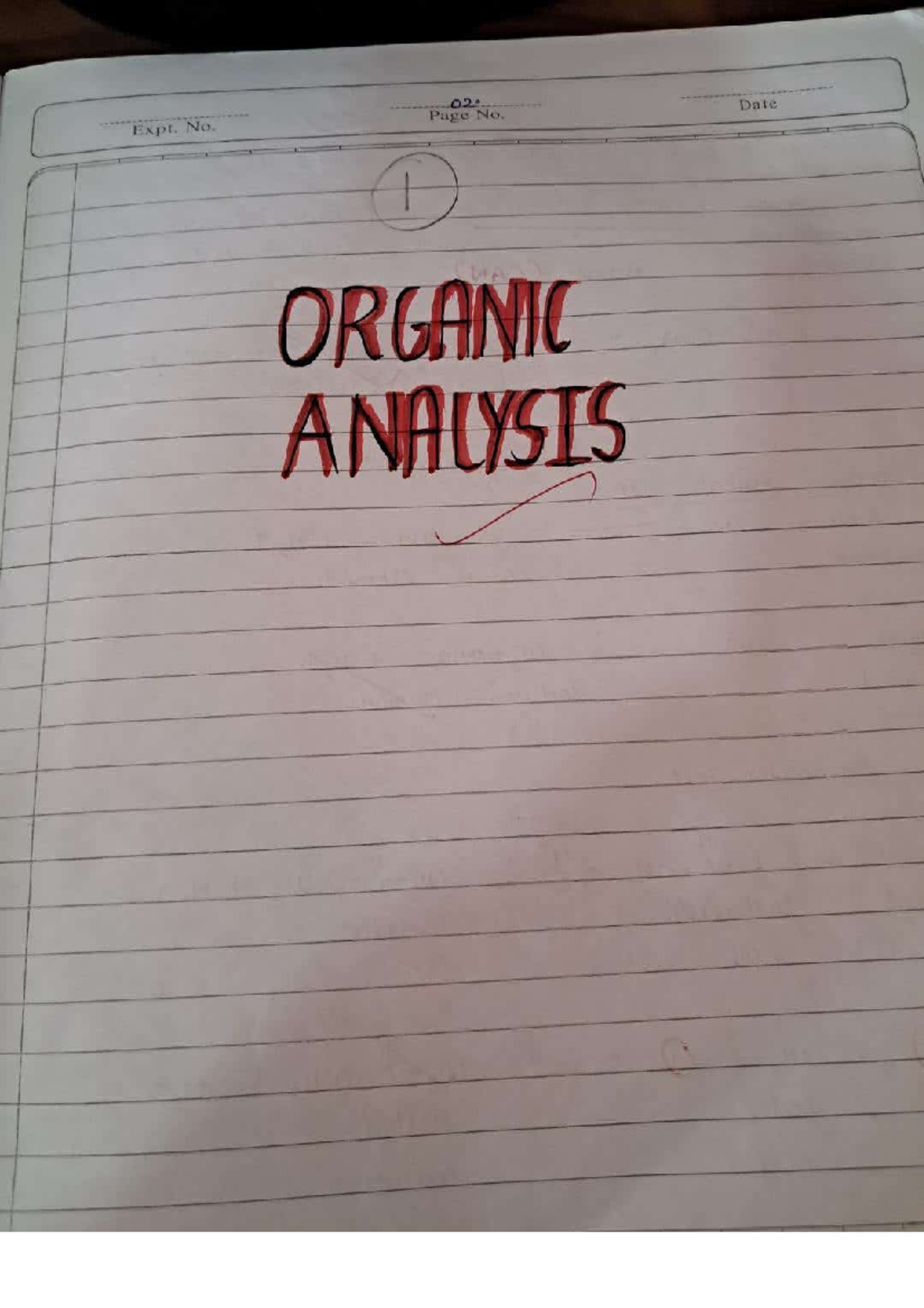 Chemistry Practical File 2023-24: Organic Analysis & Tests - Studocu