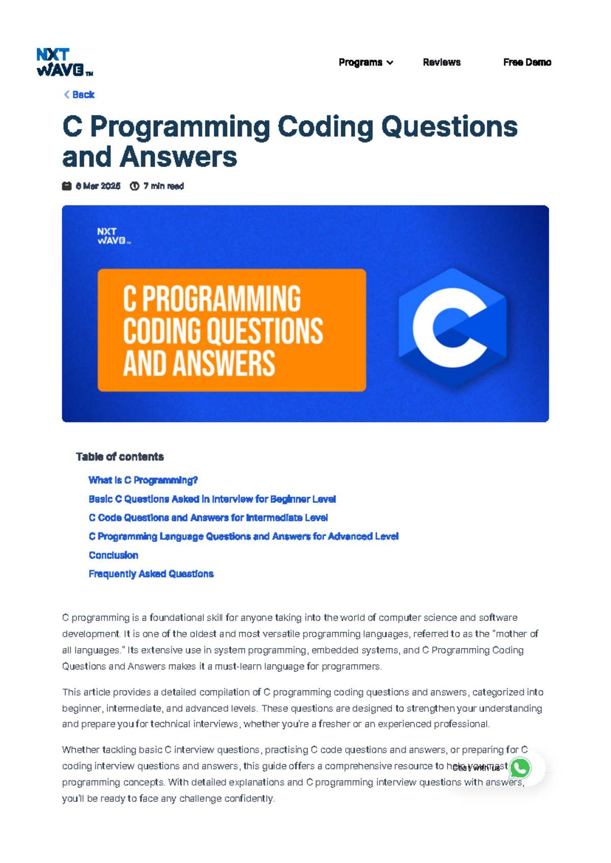 C Programming (CS101) Coding Questions & Answers Guide - Studocu