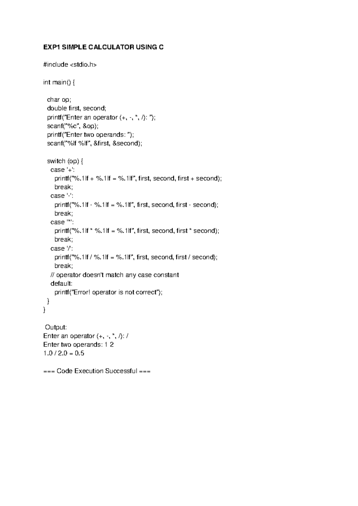 PCD Exp - Compiler Design Experiments and Code Implementations - Studocu