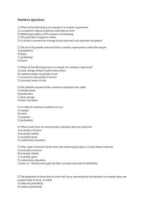 [Solved] The size of a family is an example of a variable Question ...