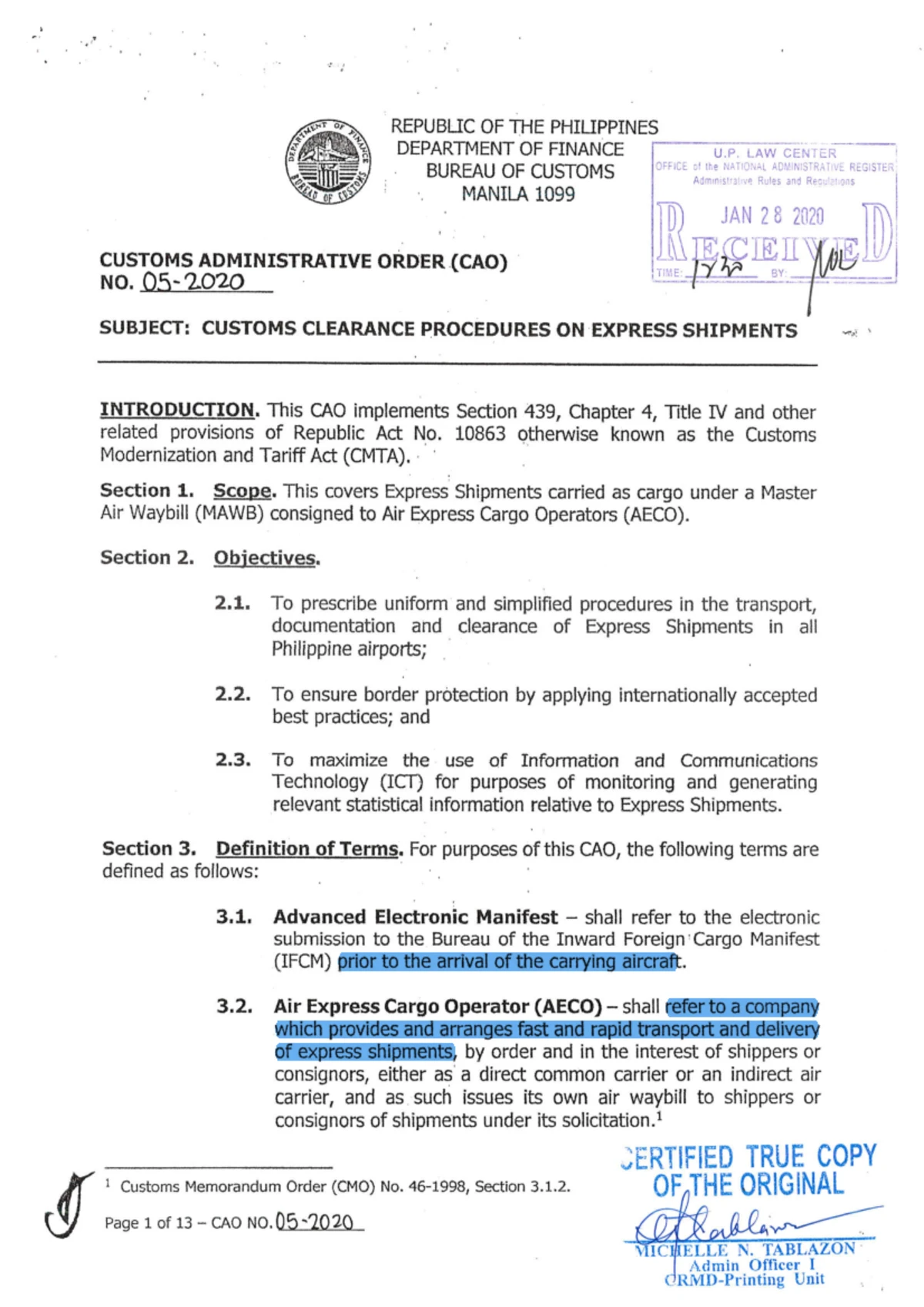 PEZA Application for Amendment of Registration - 2. Processing of ...