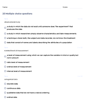 HELM Workbook 40 Sampling Distributions and Estimation ...