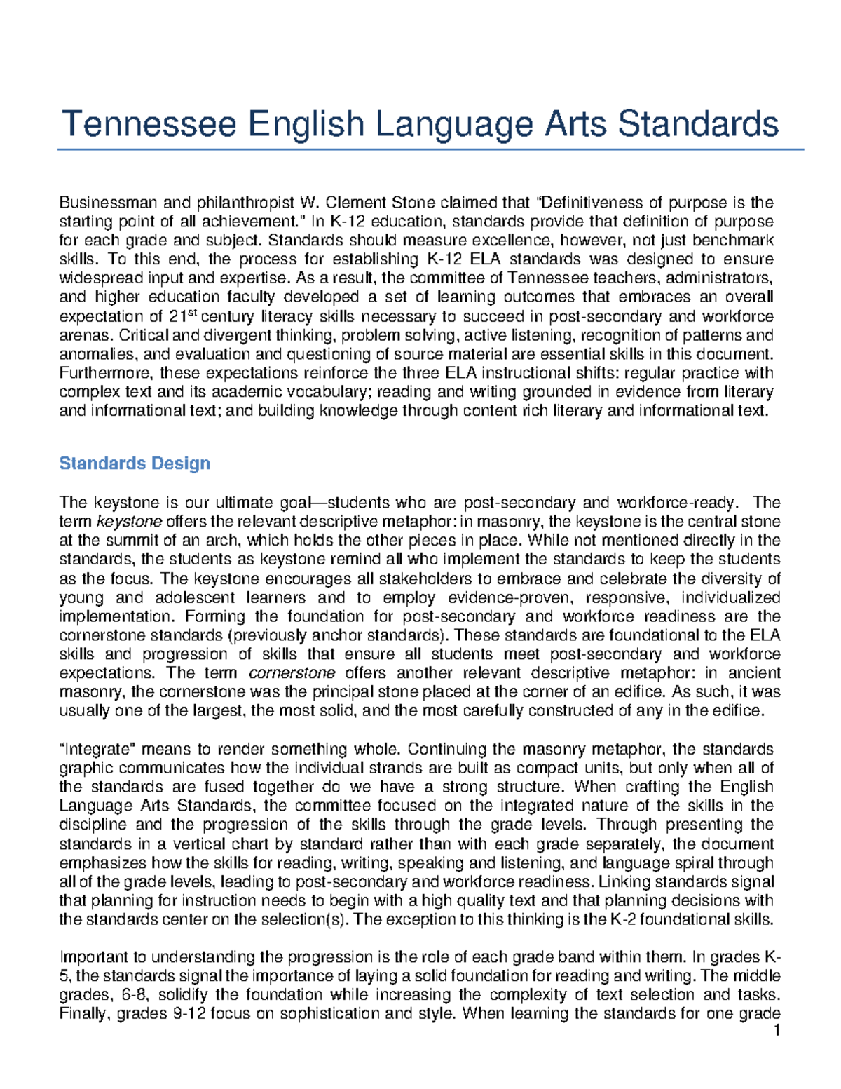2-8-19 IV C English Language Arts Standards Attachment Clean Copy ...