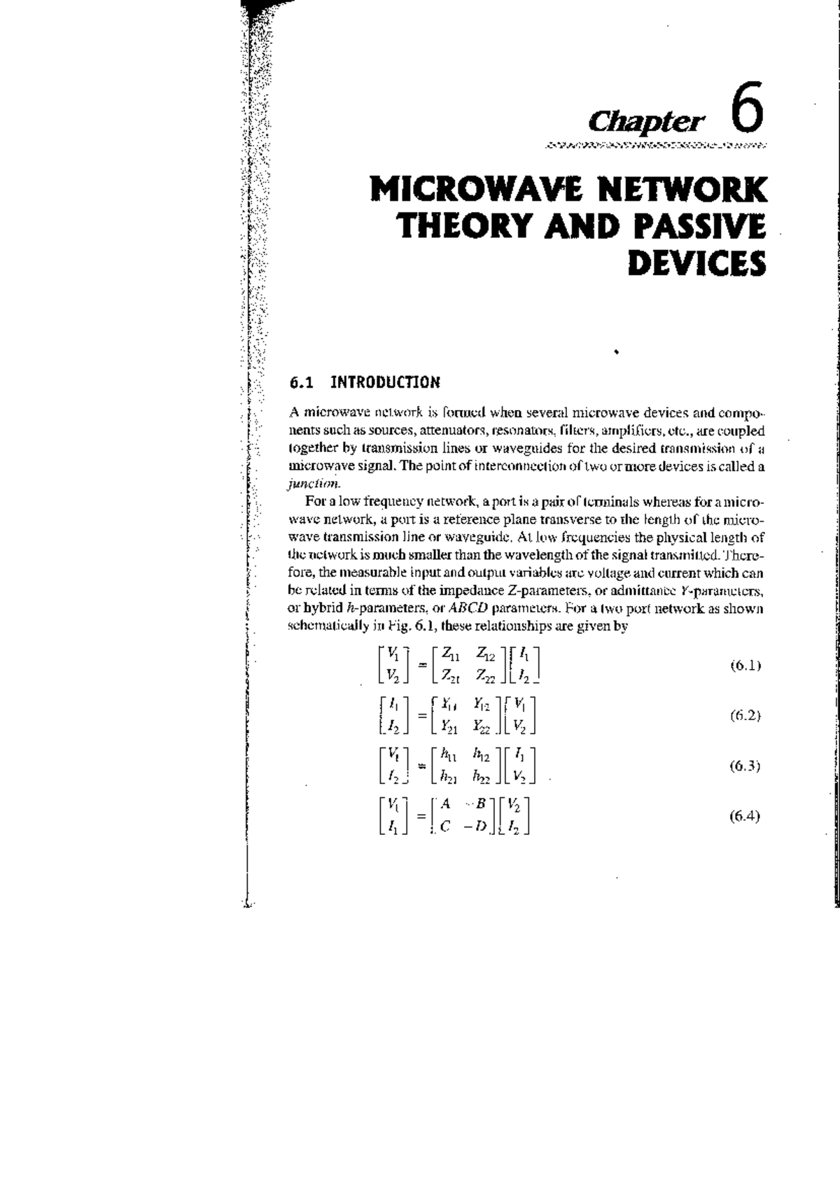MW UNIT 2: Microwave Network Theory & Passive Devices Overview - Studocu