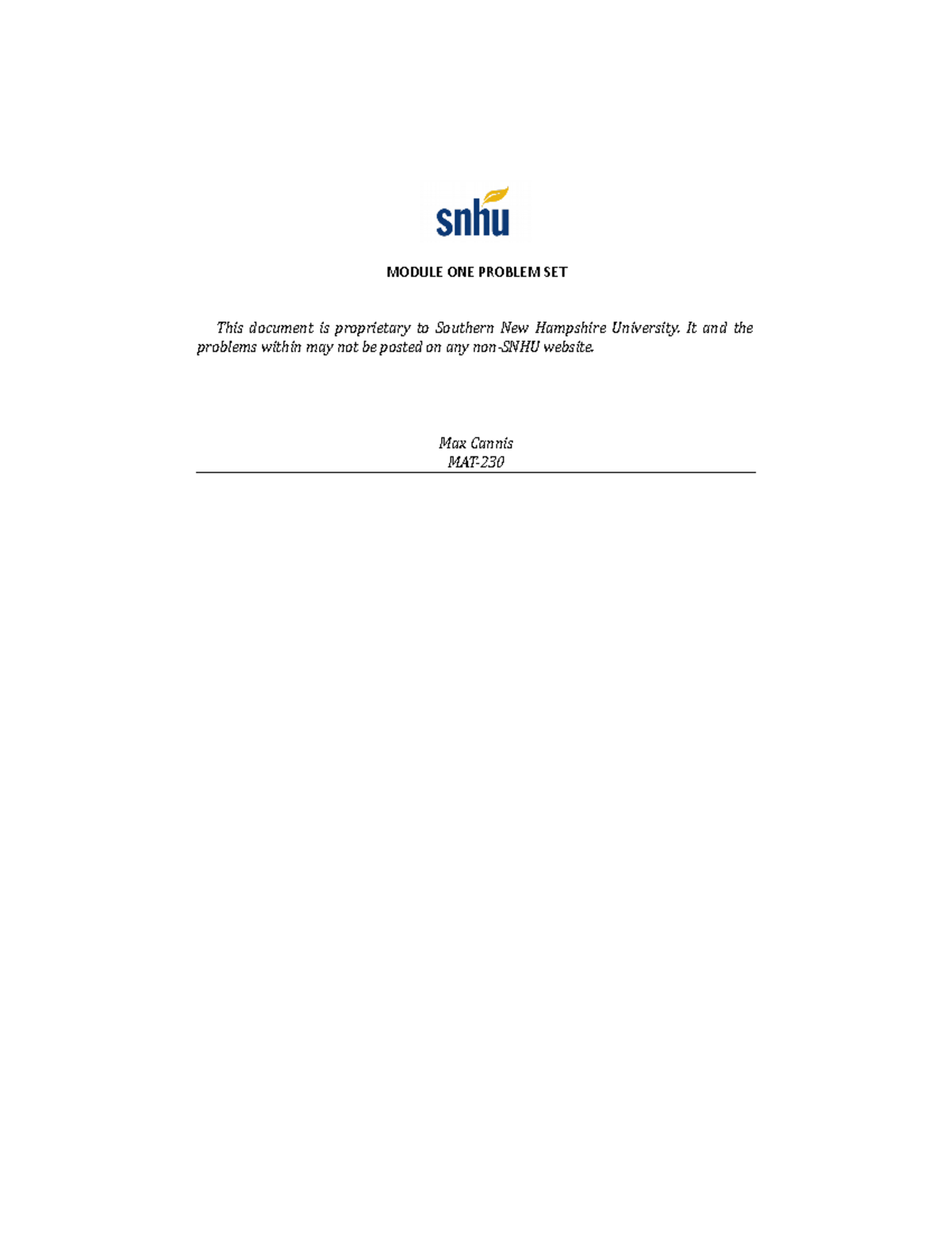 MAT-Module 1 Problem Set: Logical Predicate Solutions and Proofs - Studocu