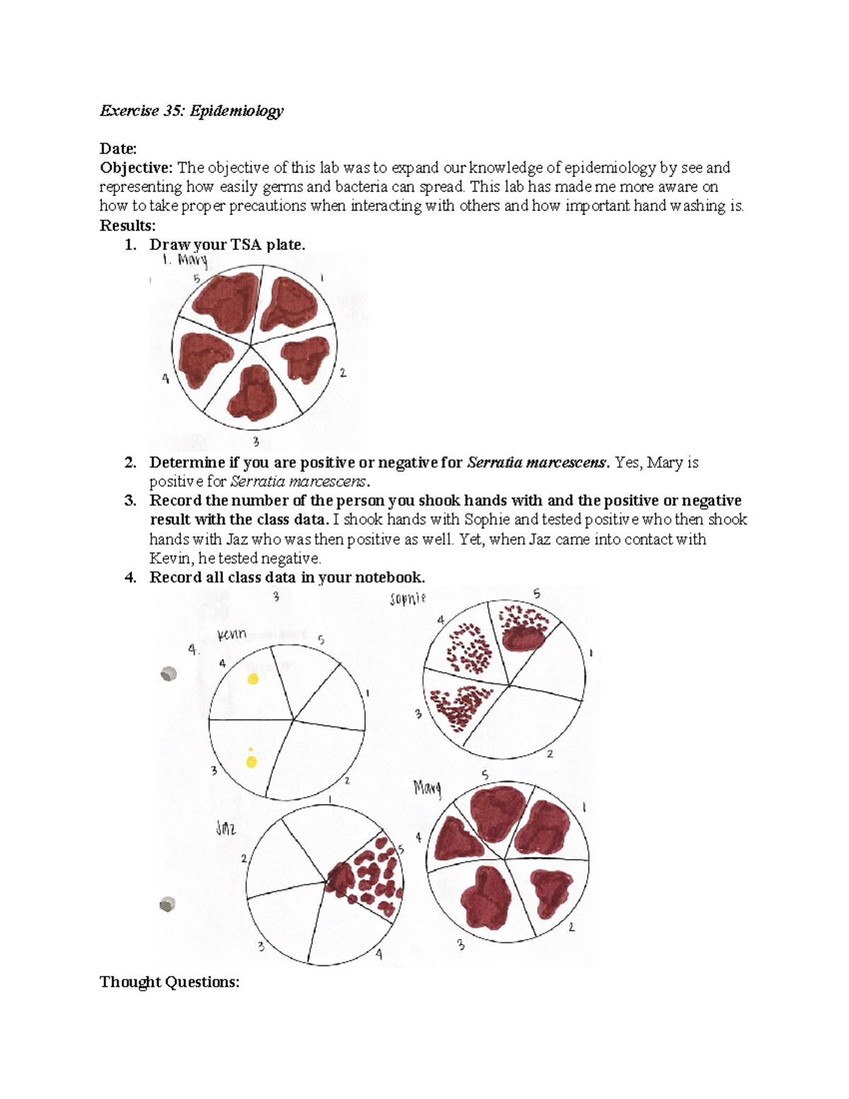 Exercise 35 - Epidemiology Lab Report by Dr. Randall Mark Jeter - Studocu